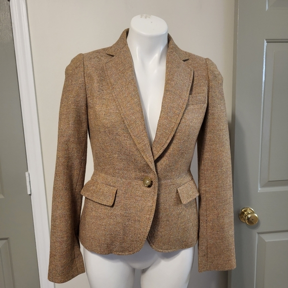 Talbots | Jackets & Coats | Talbots Tweed Kate Fit Wool Blend ...